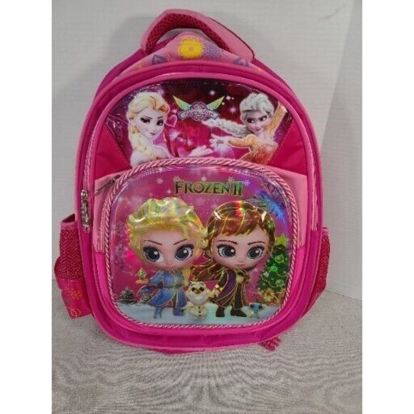 Disney | Accessories | Disney Frozen Ii Girls Backpack W 2 Drinkholders ...